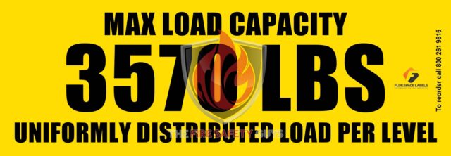 Weight Capacity Labels - The Fire Safety Guys