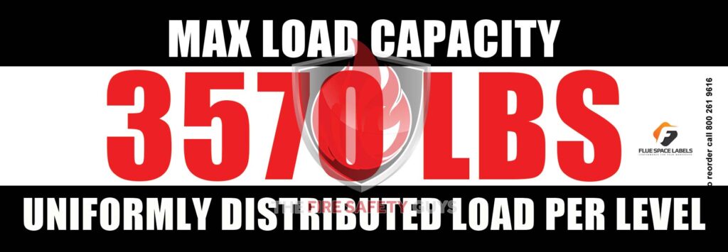 Weight Capacity Labels - The Fire Safety Guys