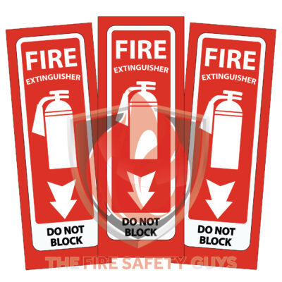 Fire Extinguisher Decals for Columns - The Fire Safety Guys