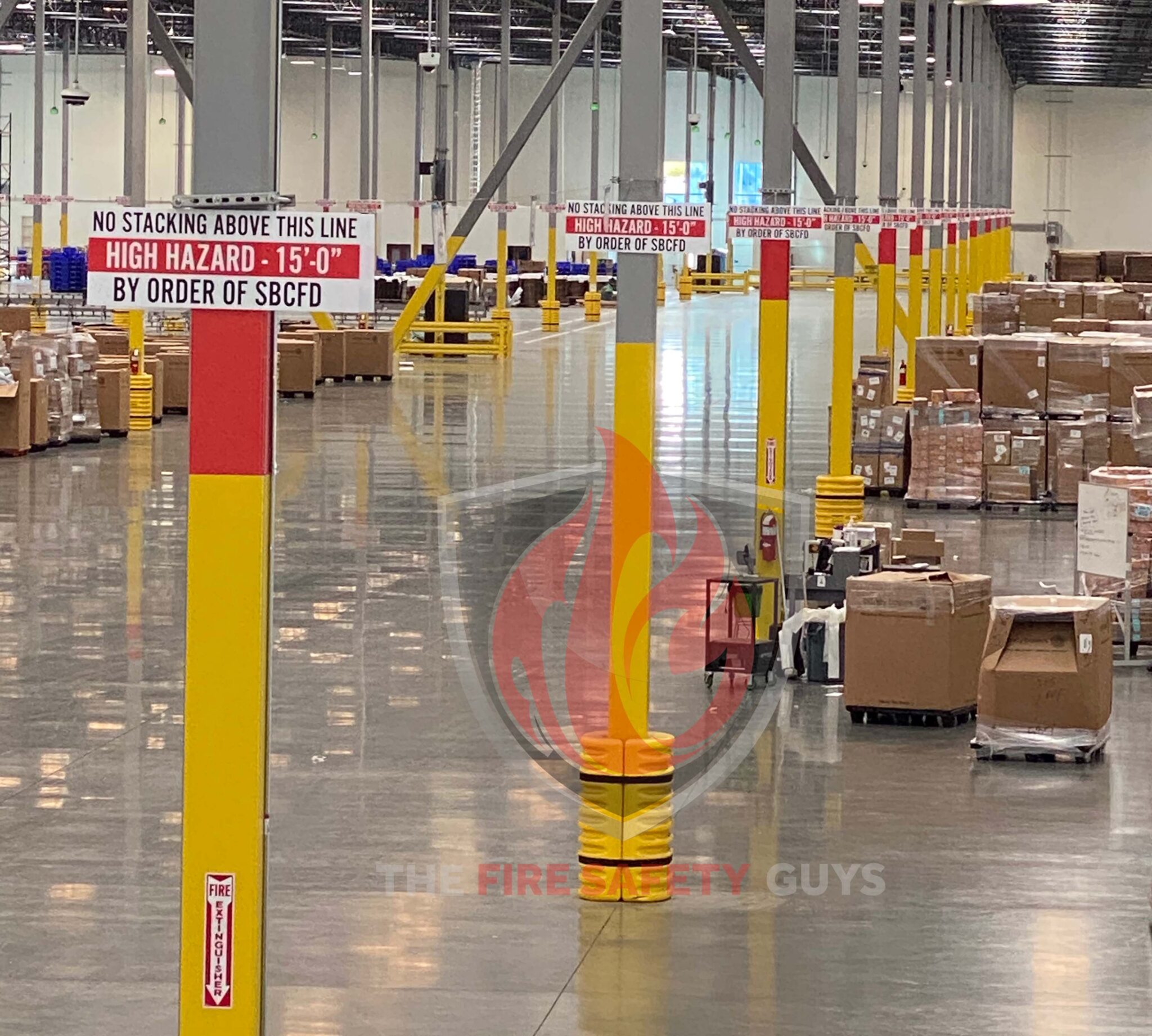 Max Height And Commodity Classification Signs Comply HPS