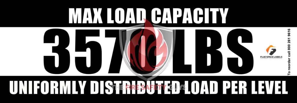Weight Capacity Labels - The Fire Safety Guys