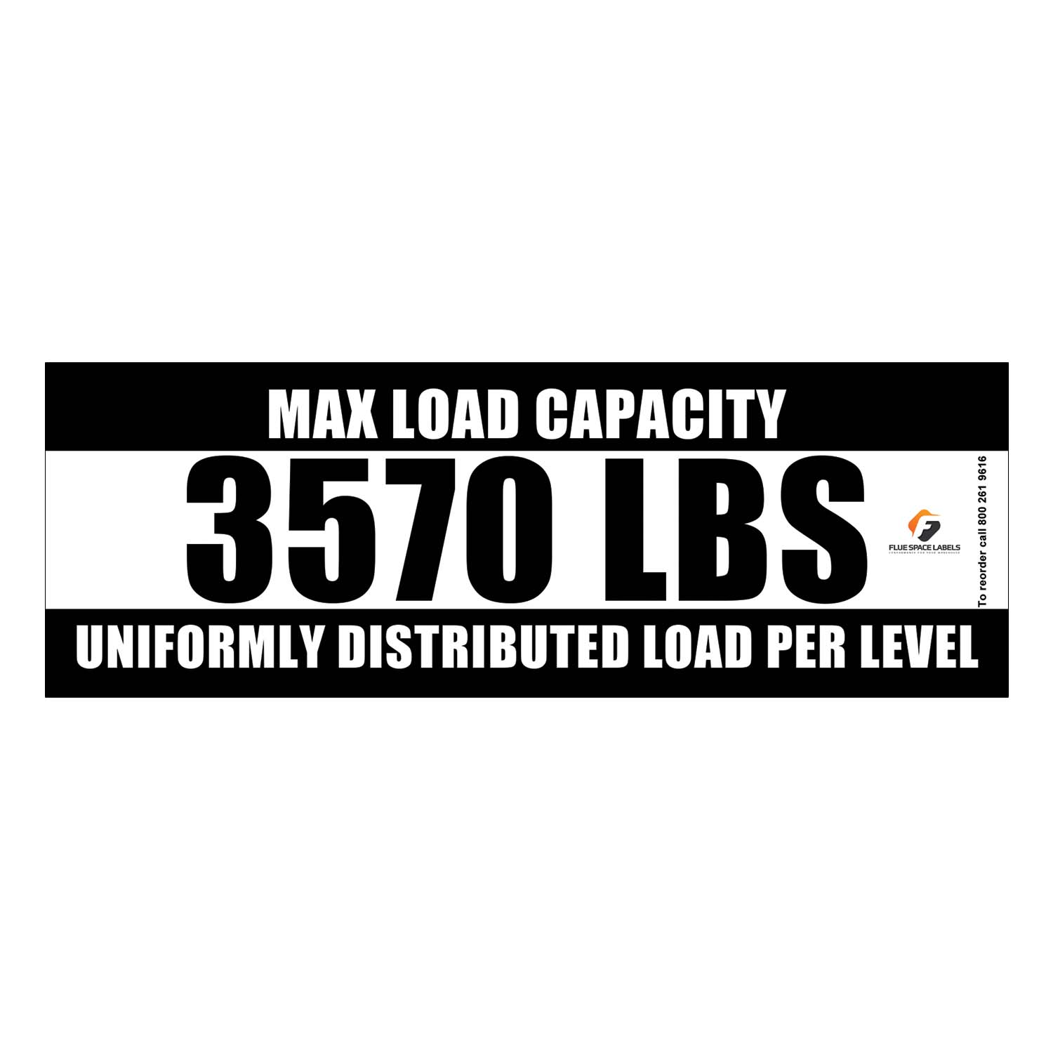 Weight Capacity Labels - The Fire Safety Guys