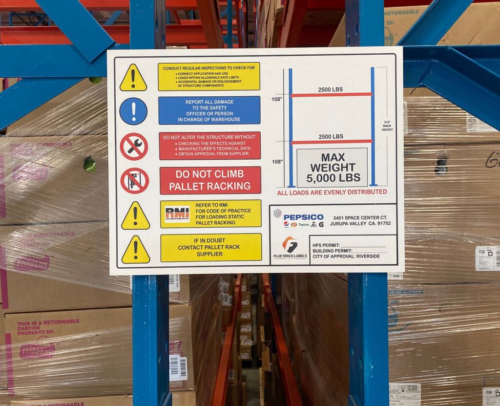 Weight Capacity Signs - The Fire Safety Guys