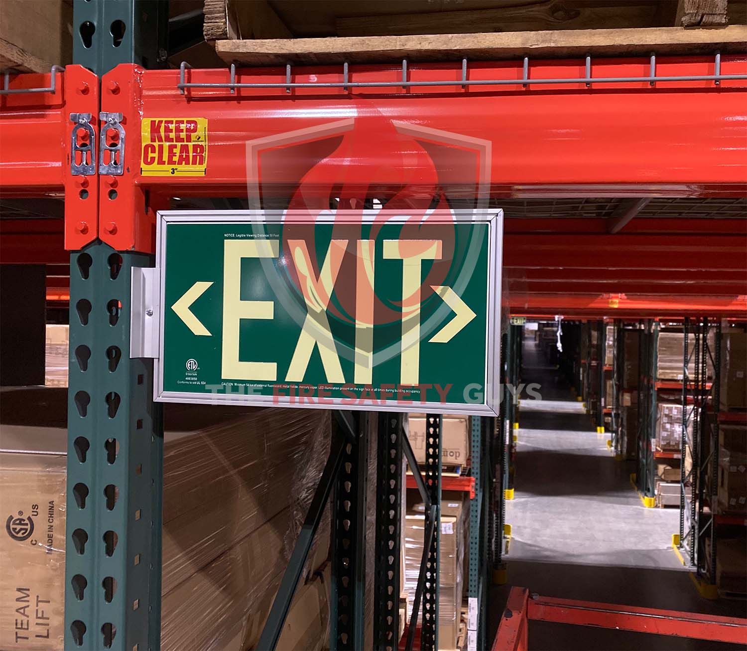 PHOTOLUMINESCENT EXIT SIGNS are NFPA and Fire Department cert